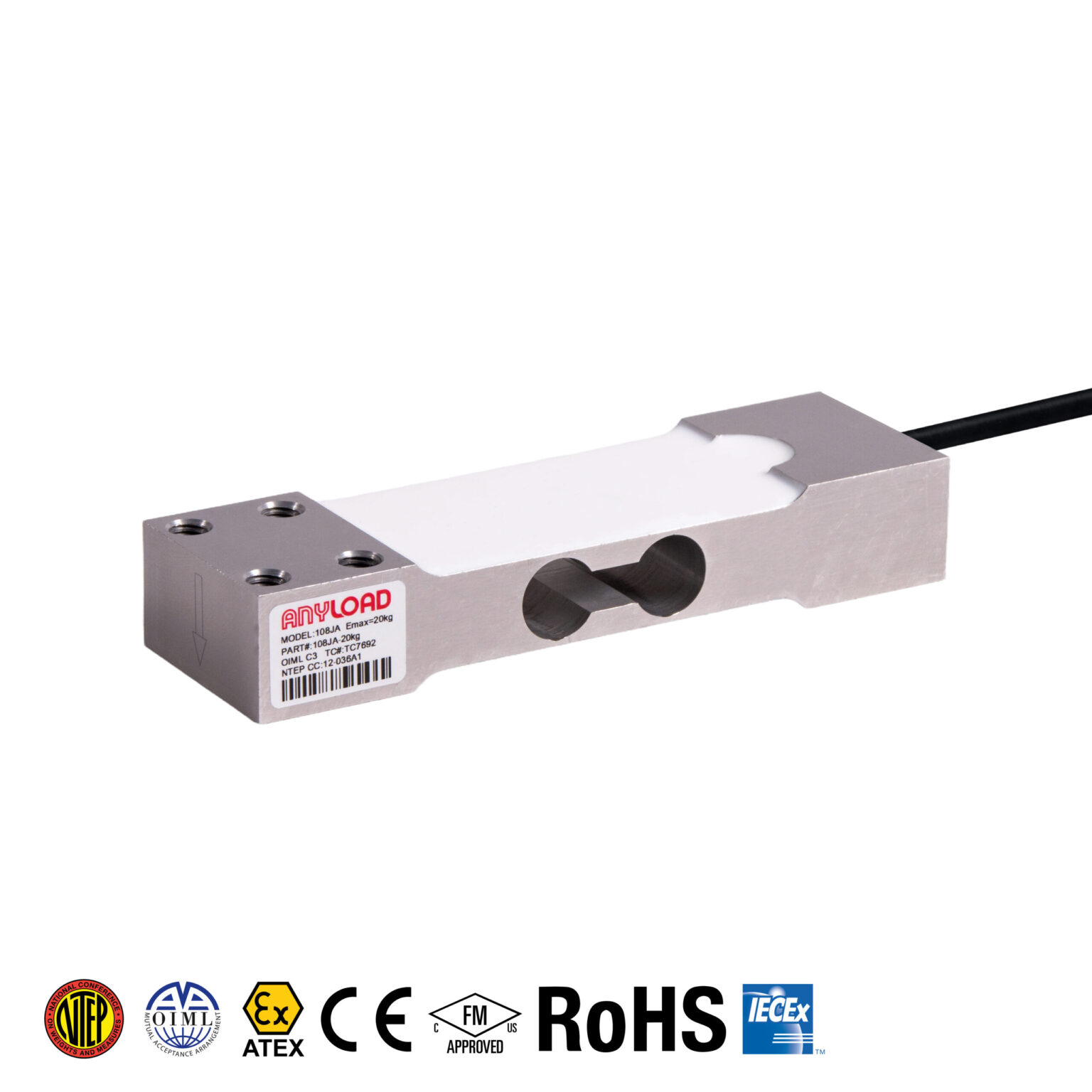102BH Double Ended Beam Load Cell