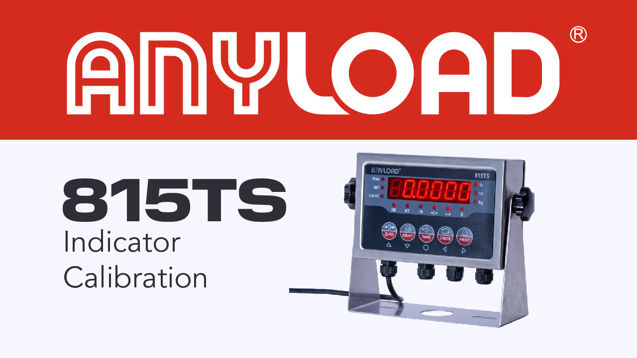 815TS Digital Weight Indicator - ANYLOAD Weigh & Measure