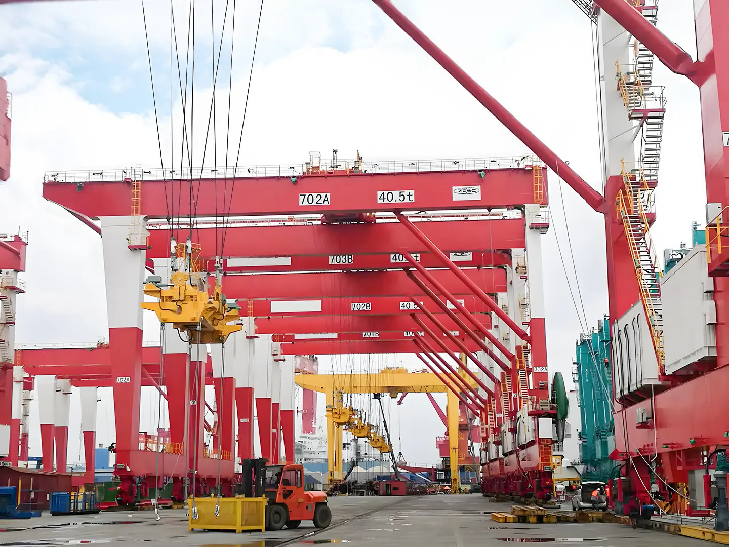 Container Crane Weighing - ANYLOAD Weigh & Measure