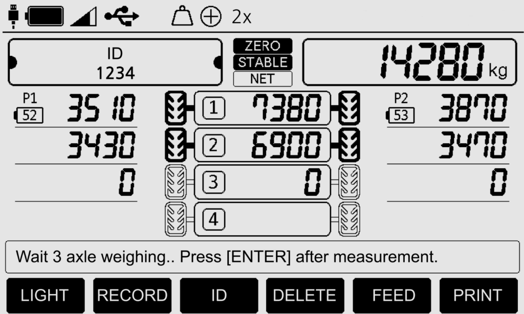 AN560 Axle Weighing Indicator - ANYLOAD Weigh & Measure